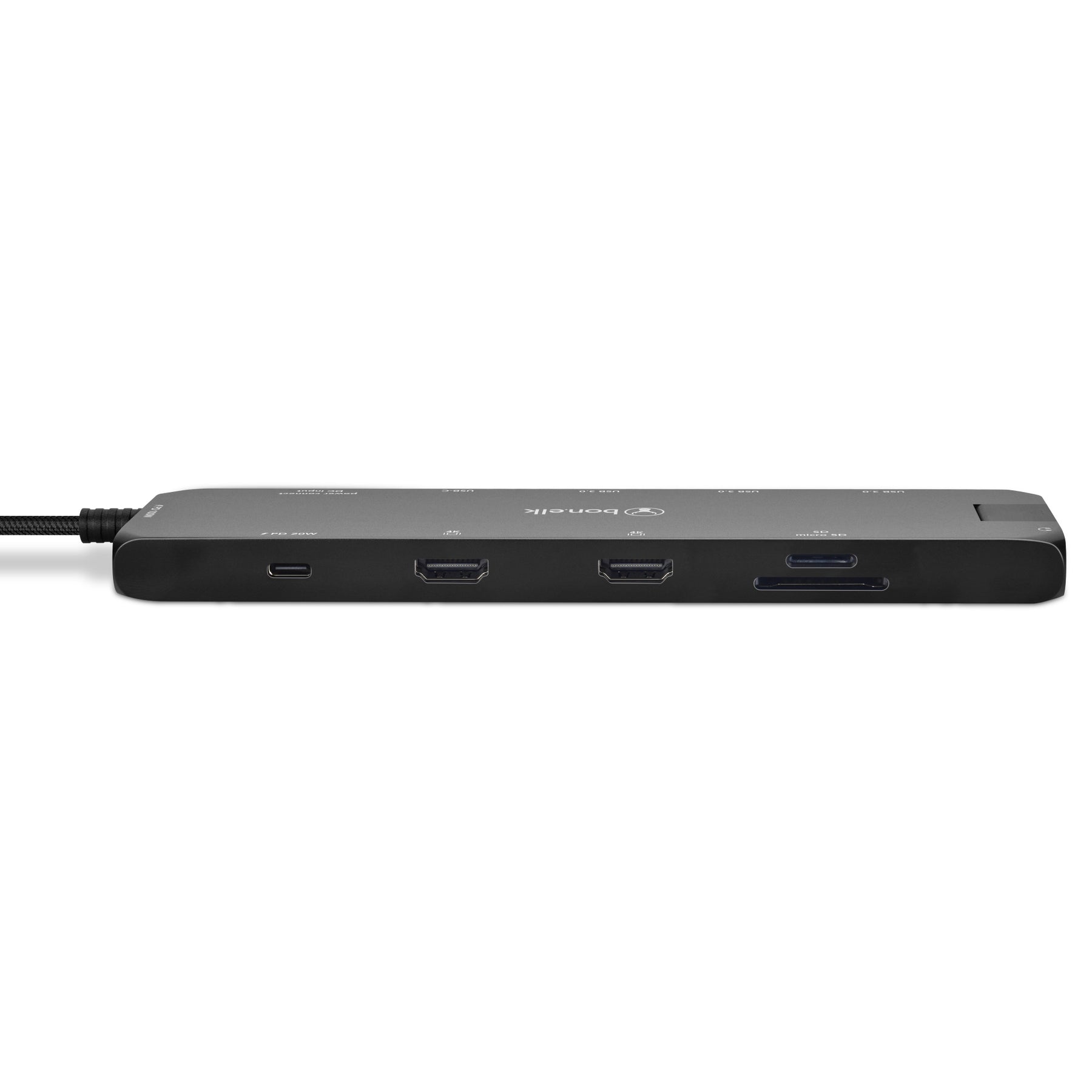 Bonelk Long-Life USB-C to 12in1 Multiport Powered Hub - Black – Bonelk ...